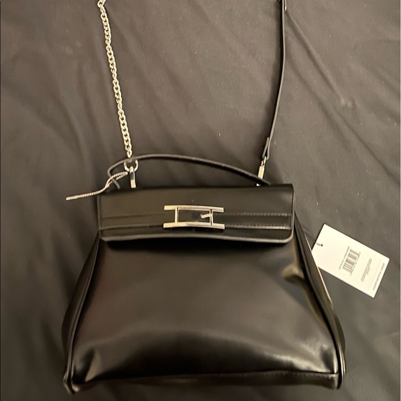H by Halston | Bags | H By Halston Black Convertible Crossbody | Poshmark